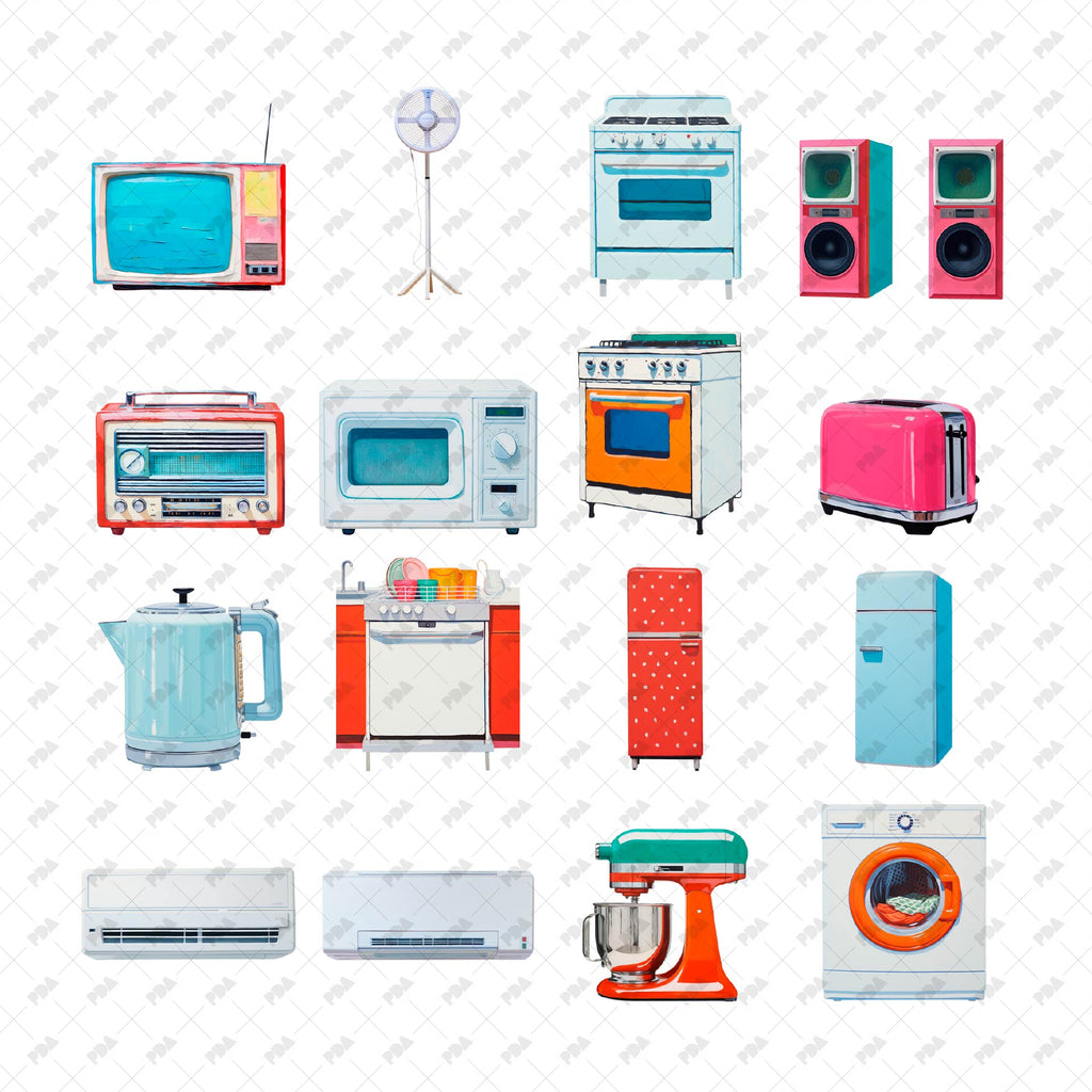 Kitchen Appliances Clipart