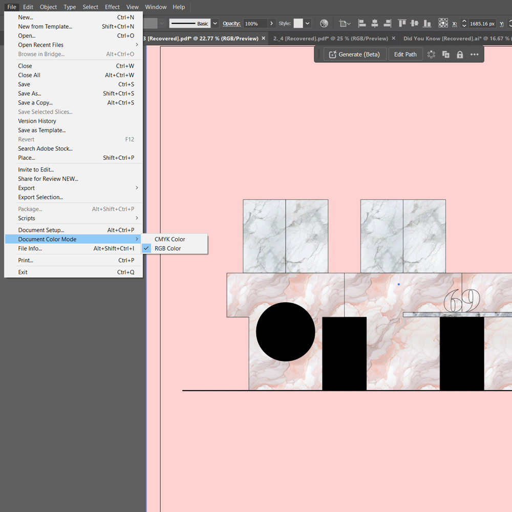 Choosing the Color Mode & DPI for Architectural Graphics