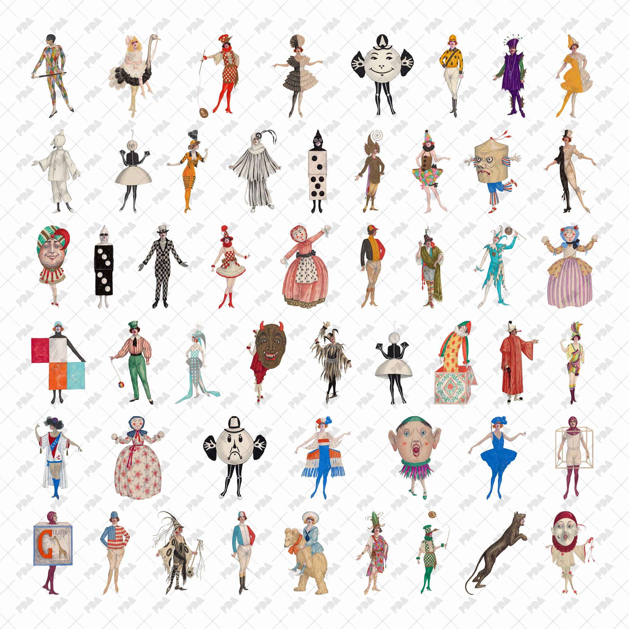 Magical Character PNG Cutouts