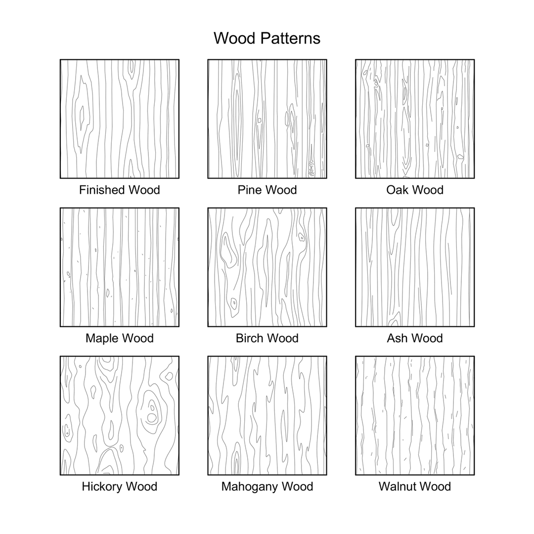 ArchiCAD Vector Fills - Wood Patterns