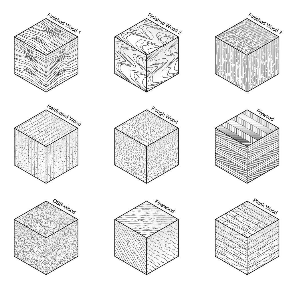 ArchiCAD Vector Fills - Wood Patterns