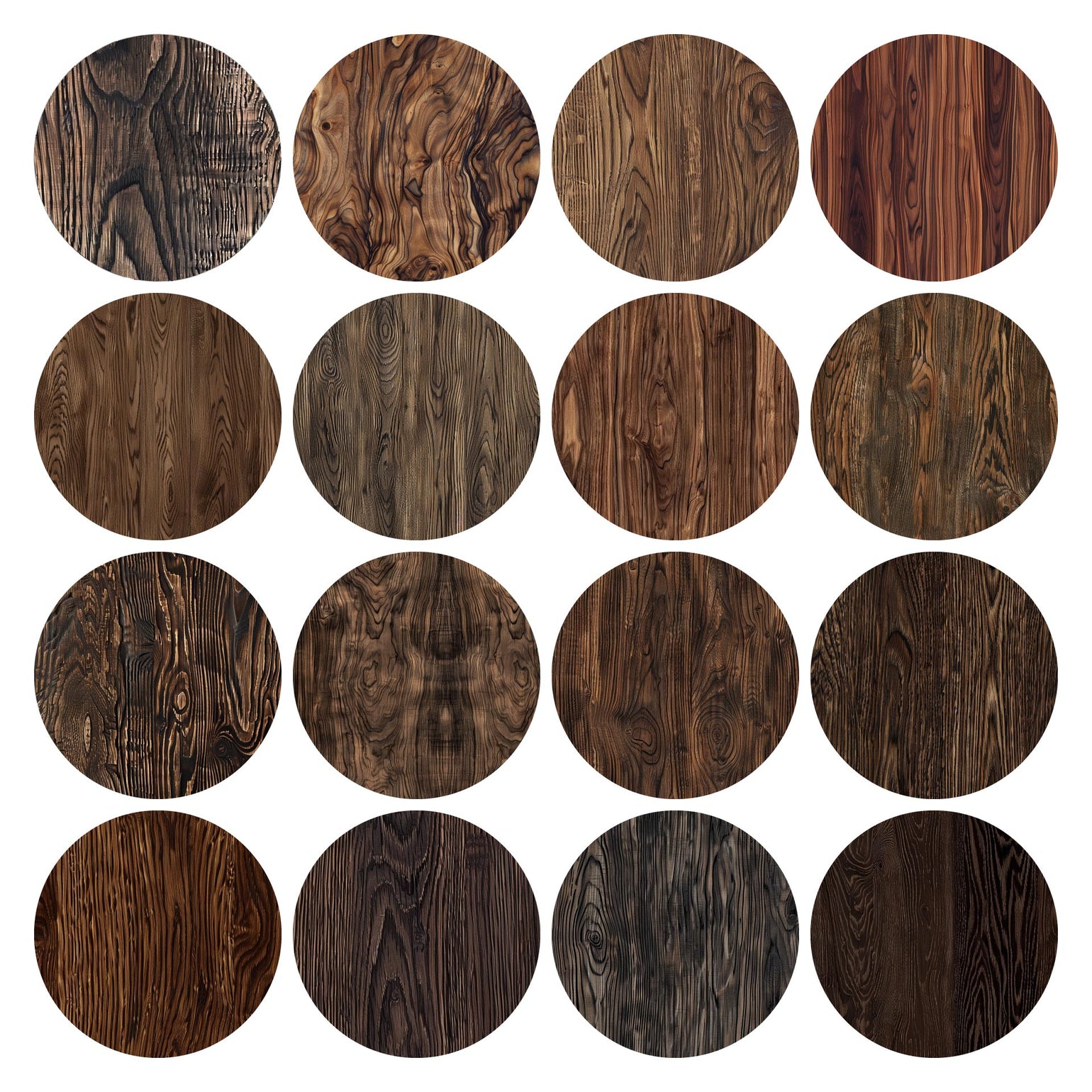 Pattern Library - Seamless Dark Veneer Wood Textures | Post Digital ...