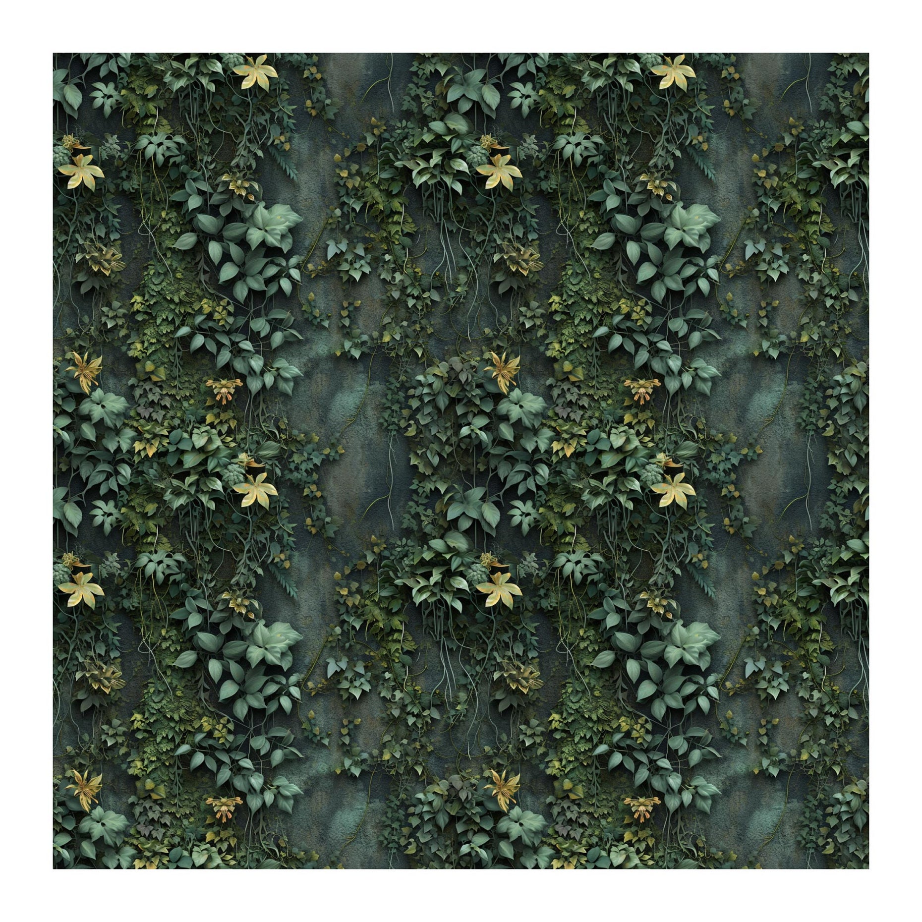 Pattern Library - Seamless Green Plant Wall Textures | Post Digital ...