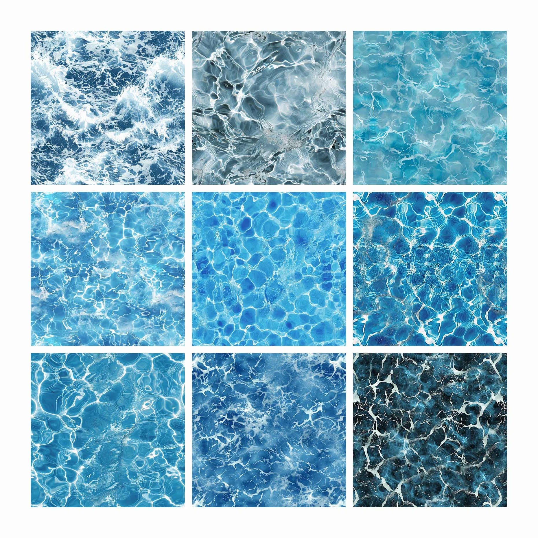 Pattern Library - Seamless Water Textures | Post Digital Architecture