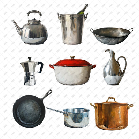 PNG Post Digital Kitchenware Set | Post Digital Architecture