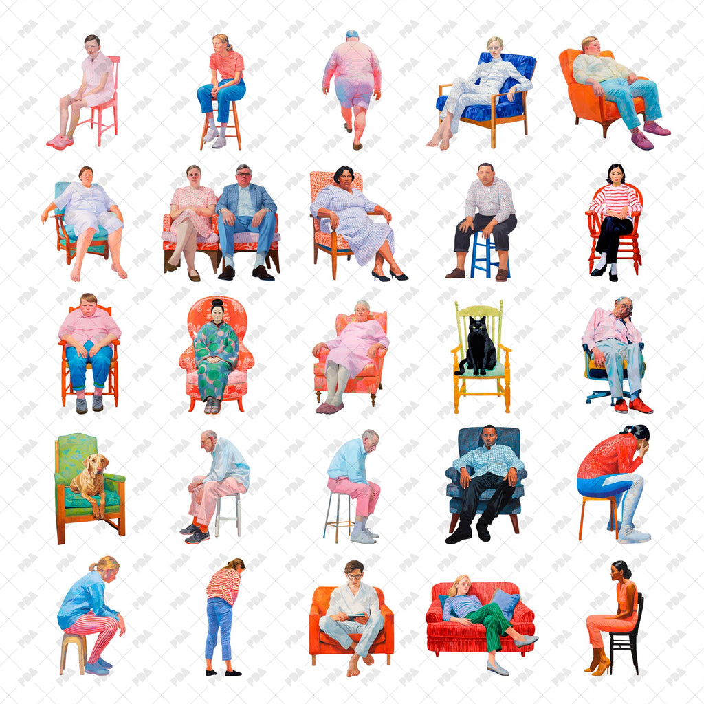 PNG Post Digital Collage Characters