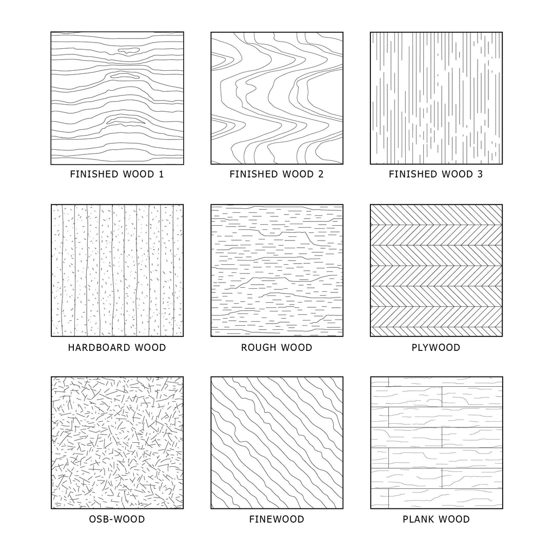 Illustrator Pattern Library - Wooden Patterns 2
