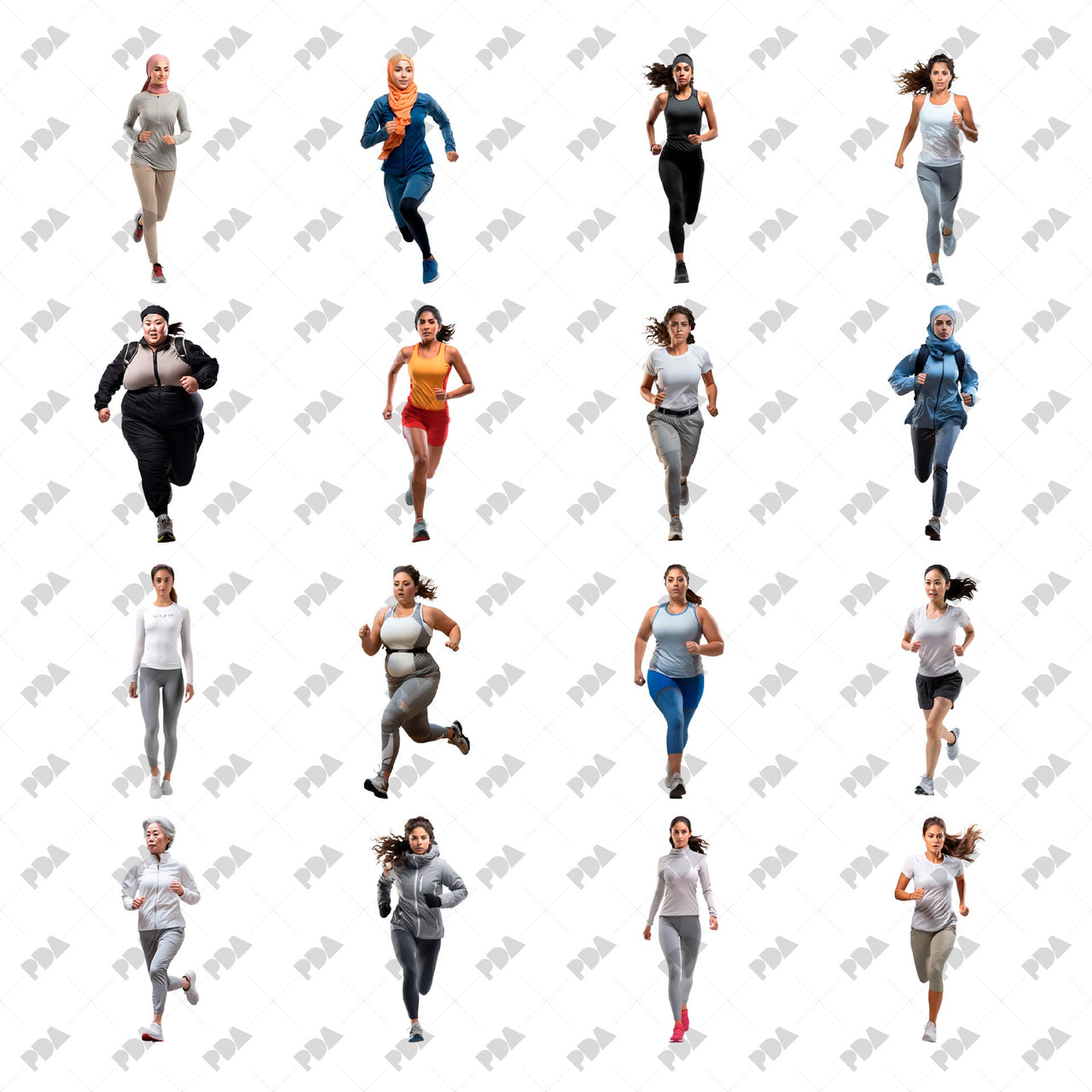 PNG Post Digital Collage Characters Multi-Pack (100+)