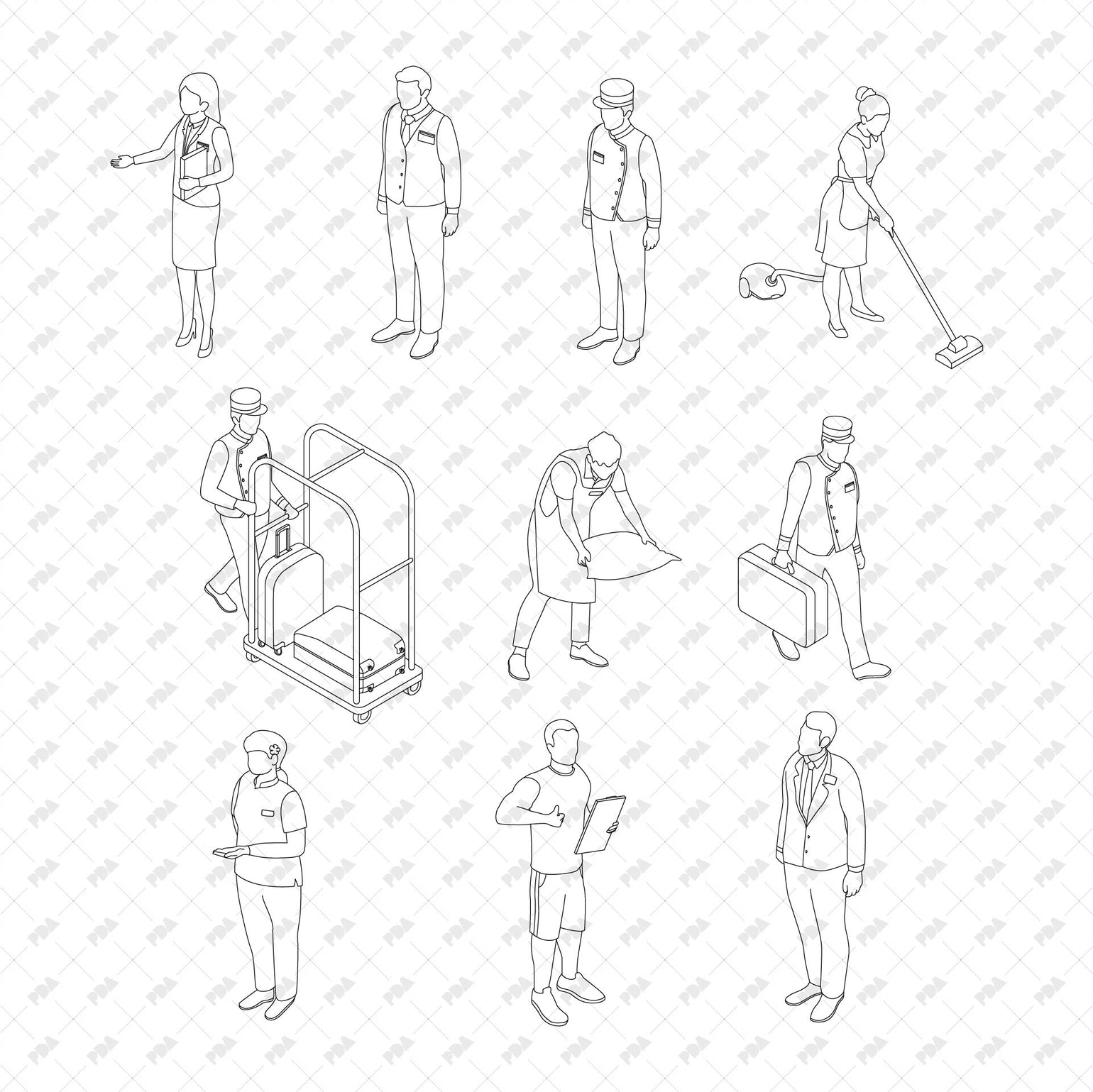 CAD, Vector Isometric Multi-Pack