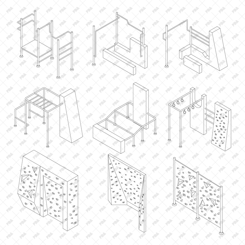 CAD, Vector Isometric Multi-Pack
