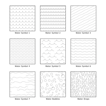 Illustrator Pattern Library - Water Patterns – Post Digital Architecture