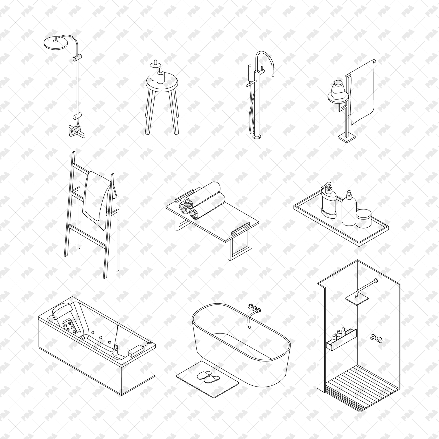 CAD, Vector Isometric Multi-Pack