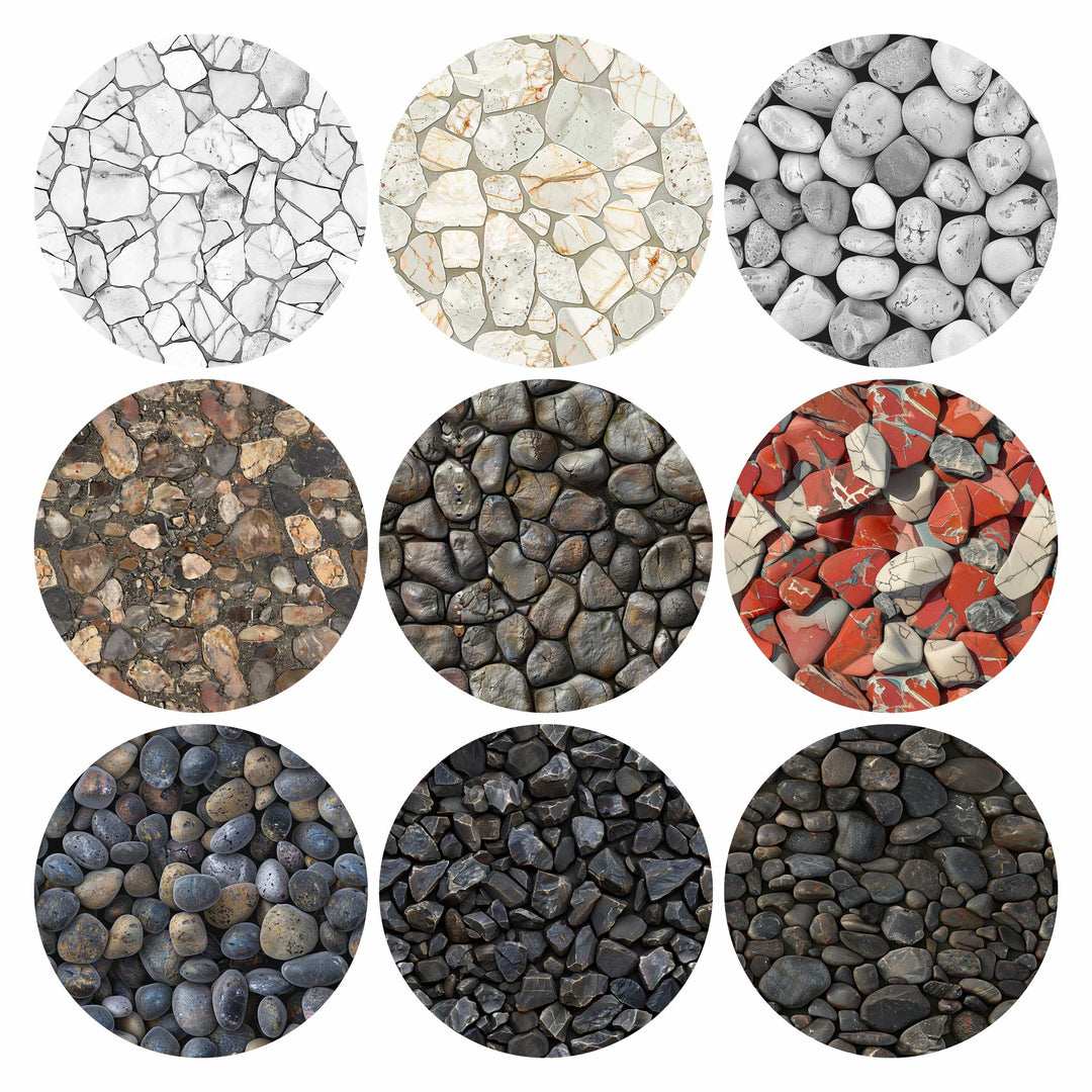 Pattern Library - Pebbles Textures | Post Digital Architecture