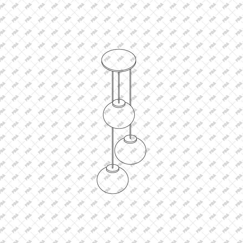 CAD, Vector Isometric Wardrobe Set
