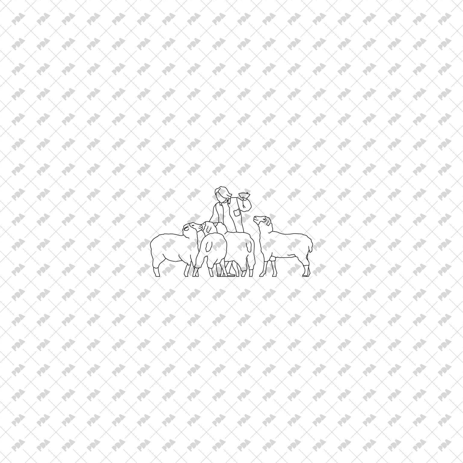 CAD, Vector Farm Set | Post Digital Architecture