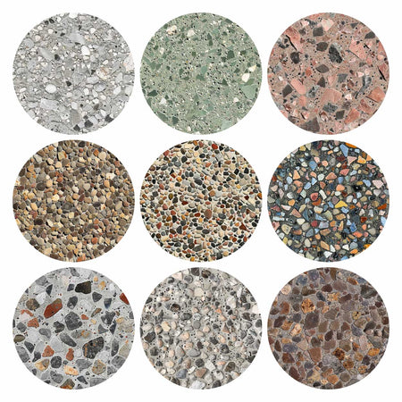 Pattern Library - Exposed Aggregate Textures | Post Digital Architecture