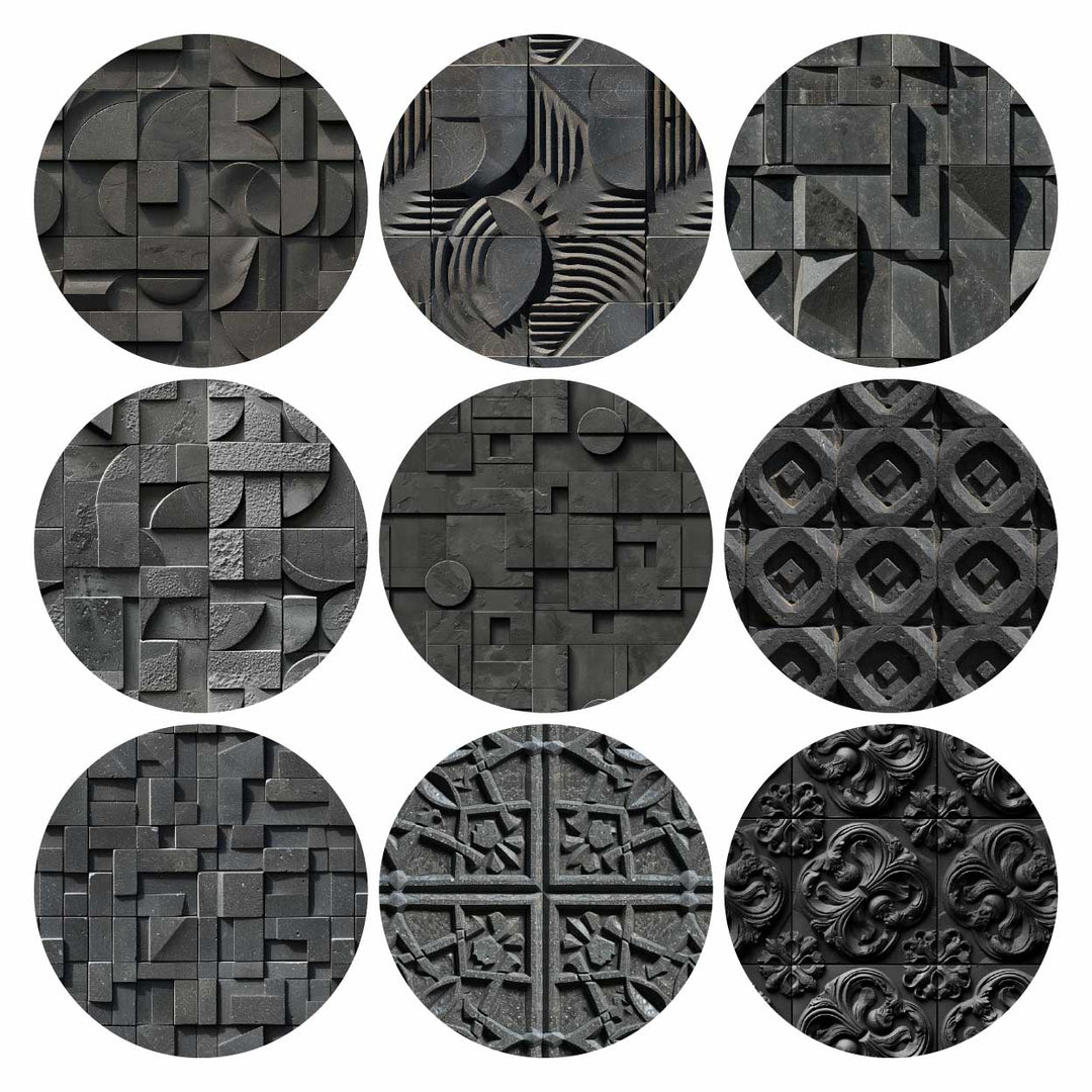 Pattern Library - Seamless Basalt Tiles Textures | Post Digital ...