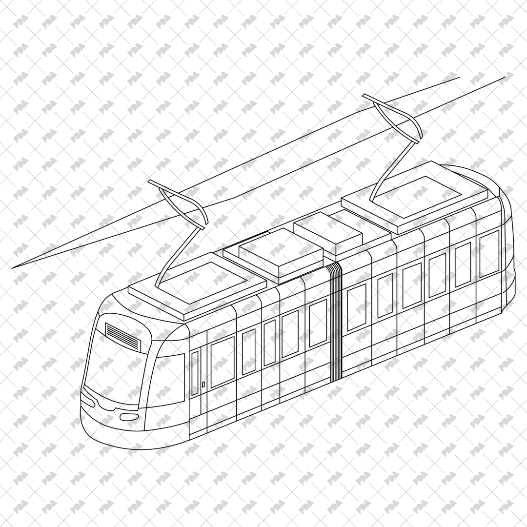 CAD, Vector, PNG Axonometric Vehicles