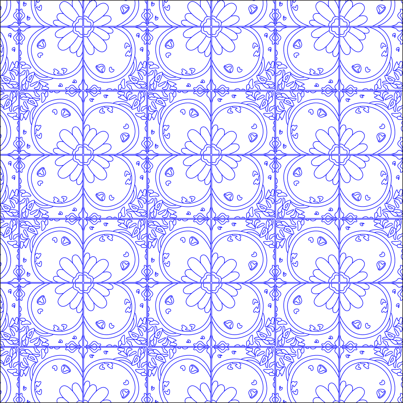 Azulejo Tile Patterns for Adobe Illustrator