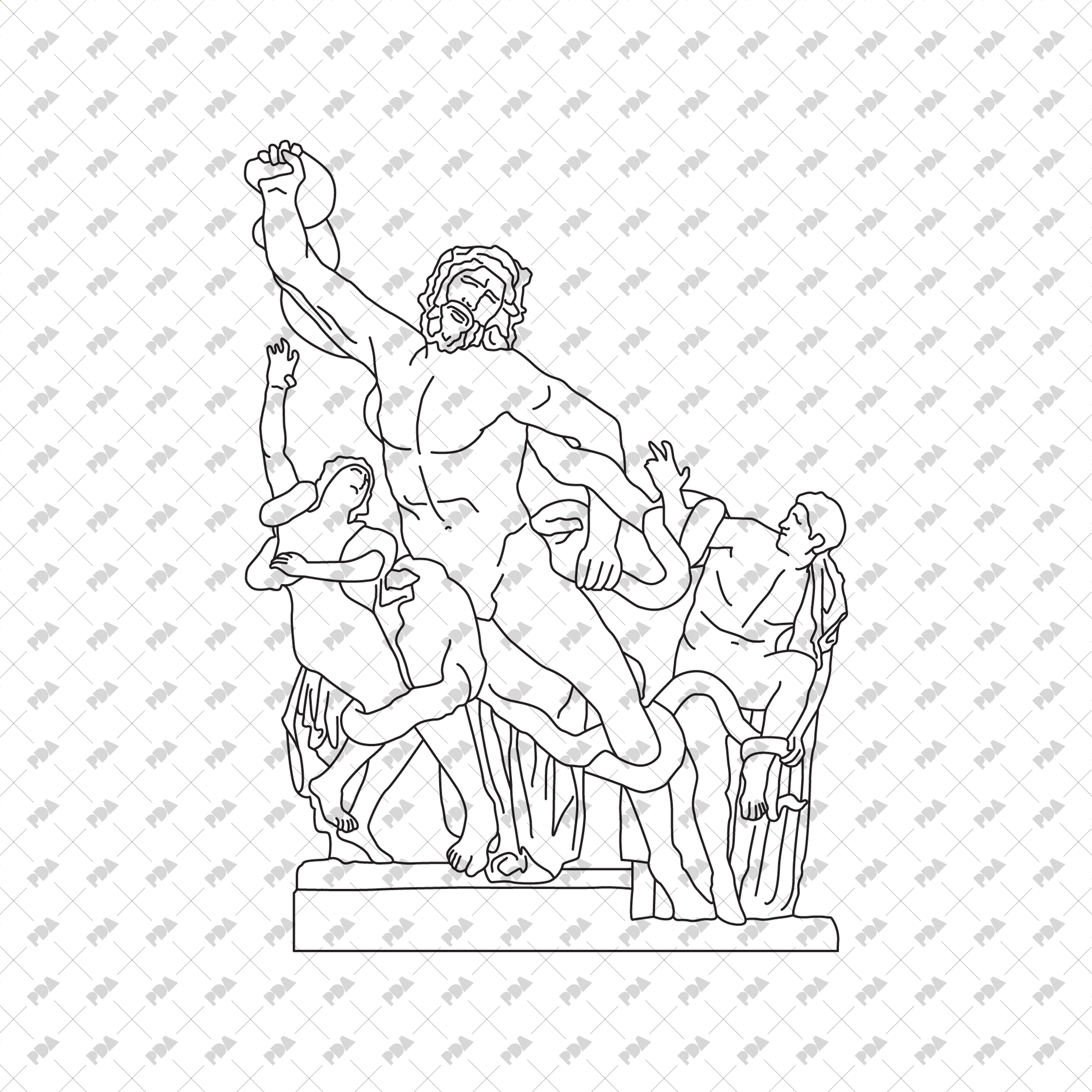 CAD, Vector, PNG Ancient Statues – Post Digital Architecture