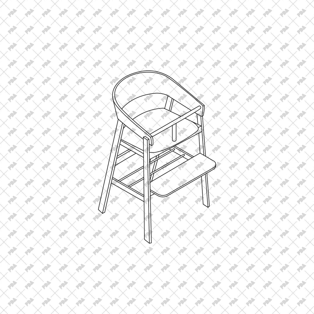 CAD, Vector Isometric Bar and Restaurant Furniture – Post Digital ...