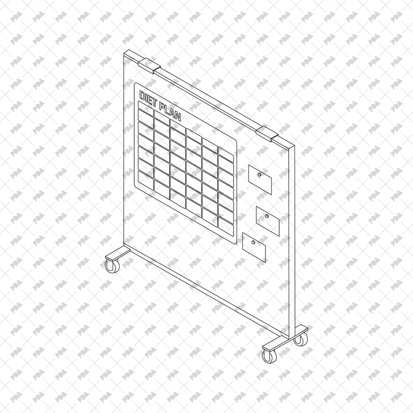 CAD, Vector Isometric Home Gym Set