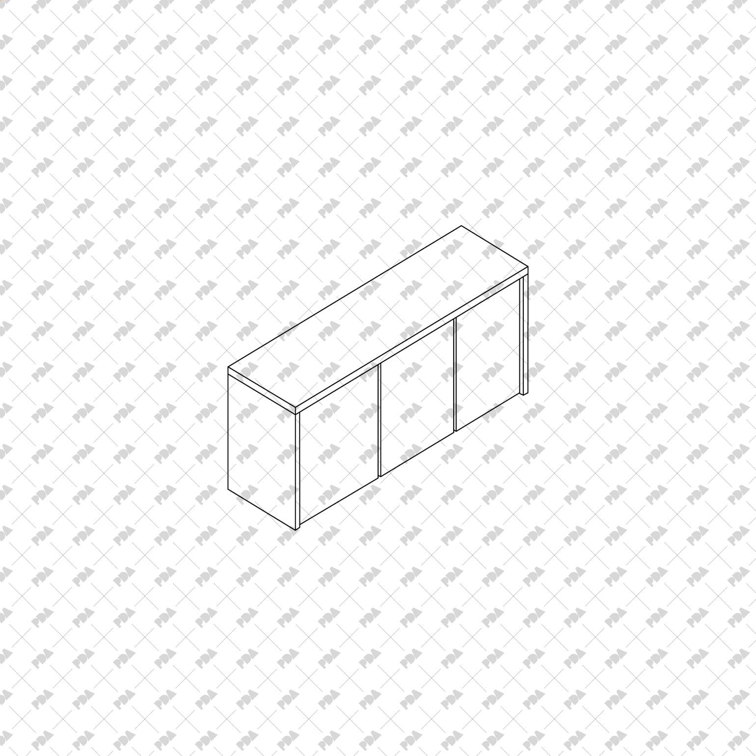 CAD, Vector Isometric Laundry Set