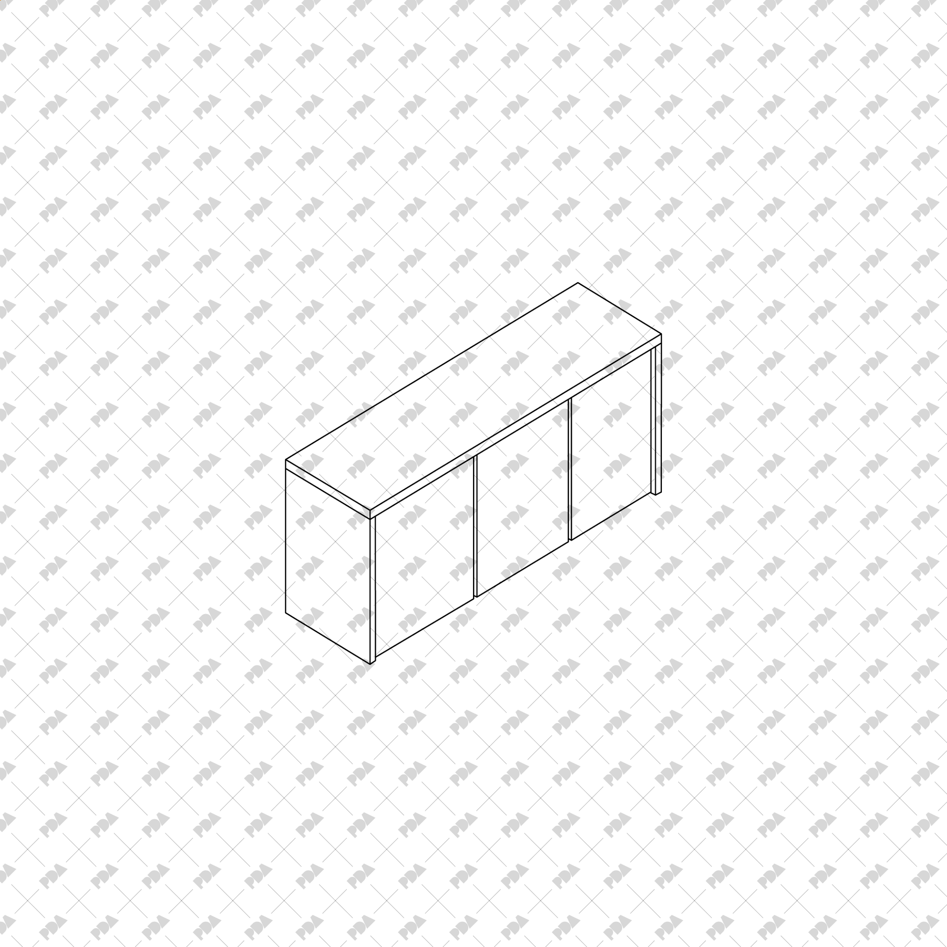 CAD, Vector Isometric Laundry Set