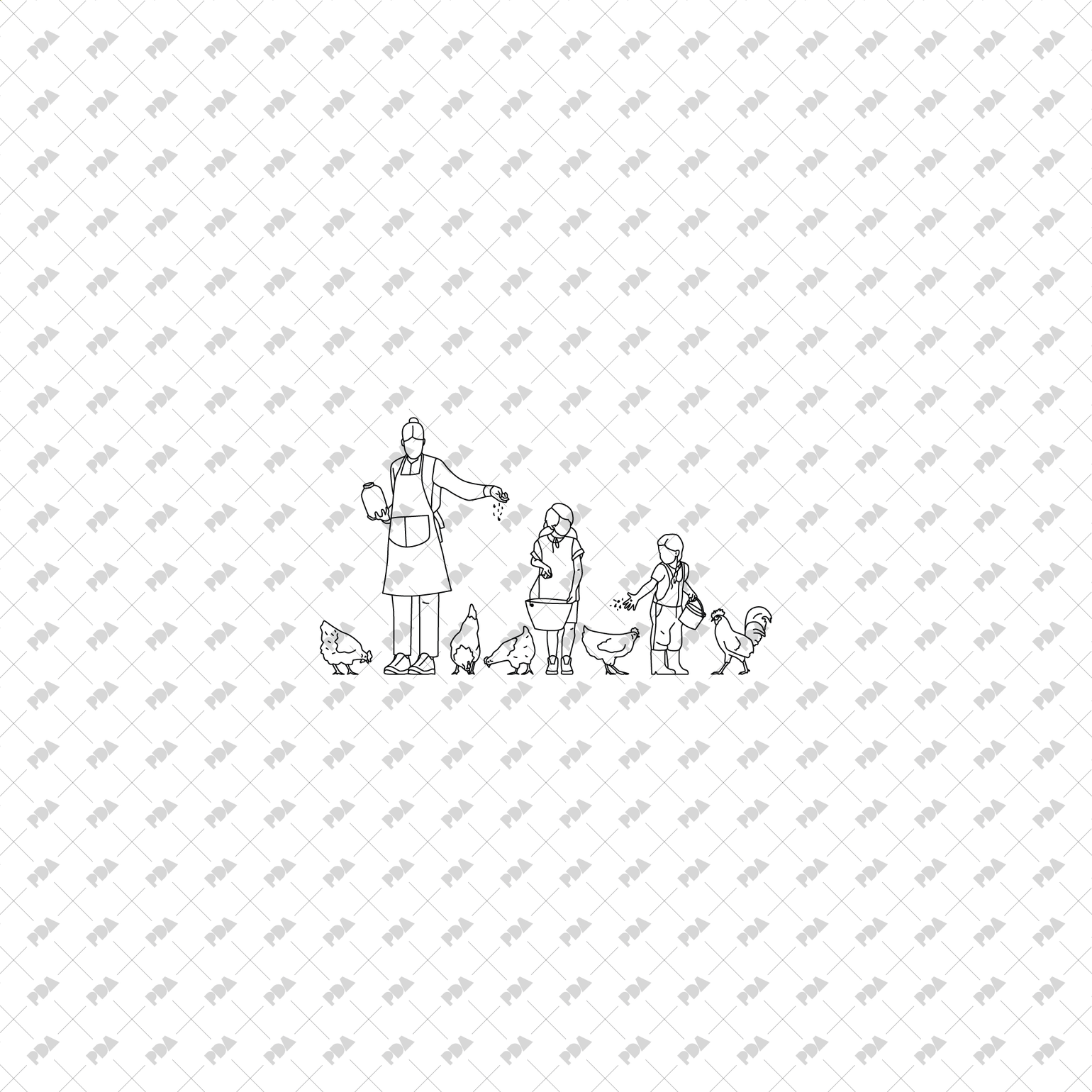CAD, Vector Farm Set | Post Digital Architecture | Post Digital ...