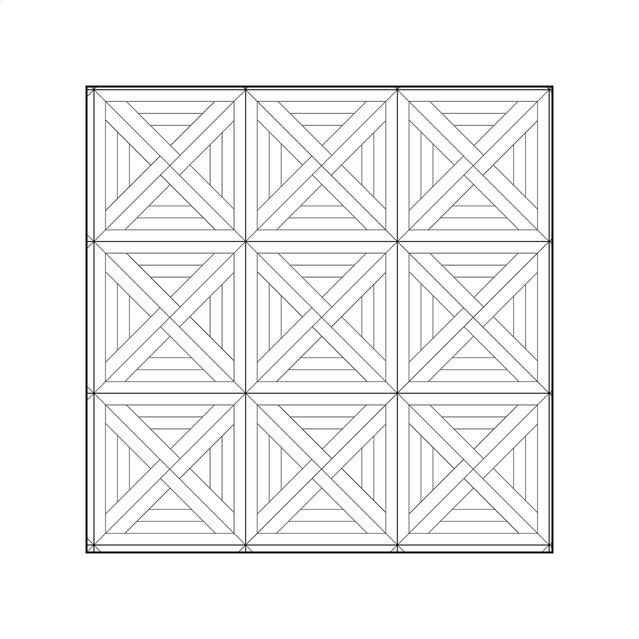 Illustrator Pattern Library - Parquet Flooring