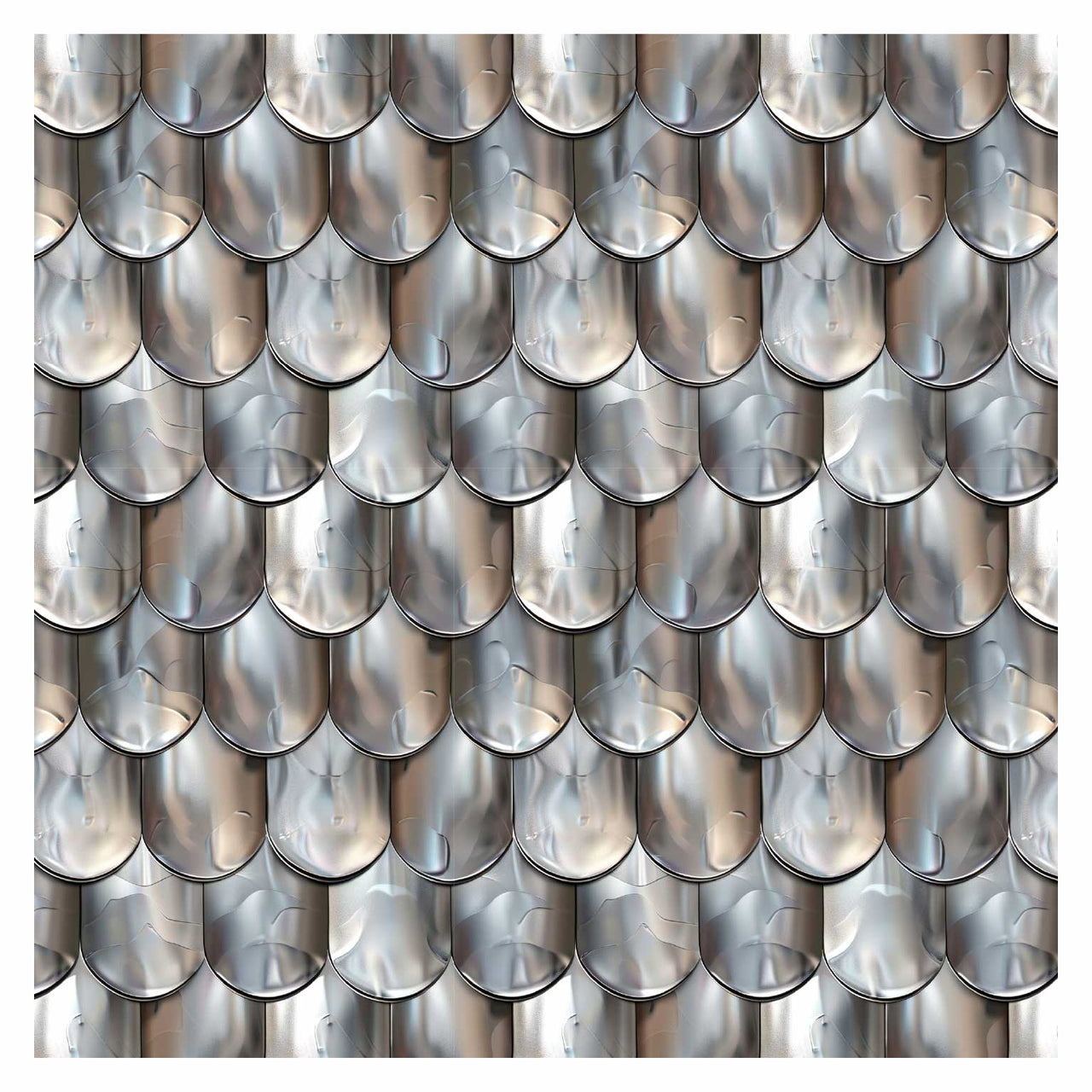 Photoshop, Illustrator Pattern Library - Metal Shingles