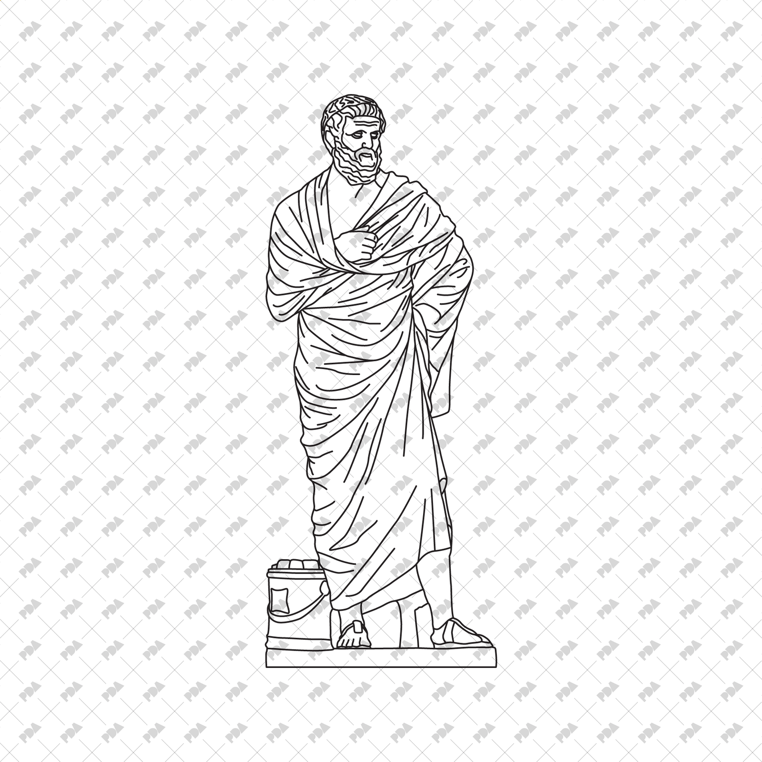 CAD, Vector, PNG Ancient Statues – Post Digital Architecture