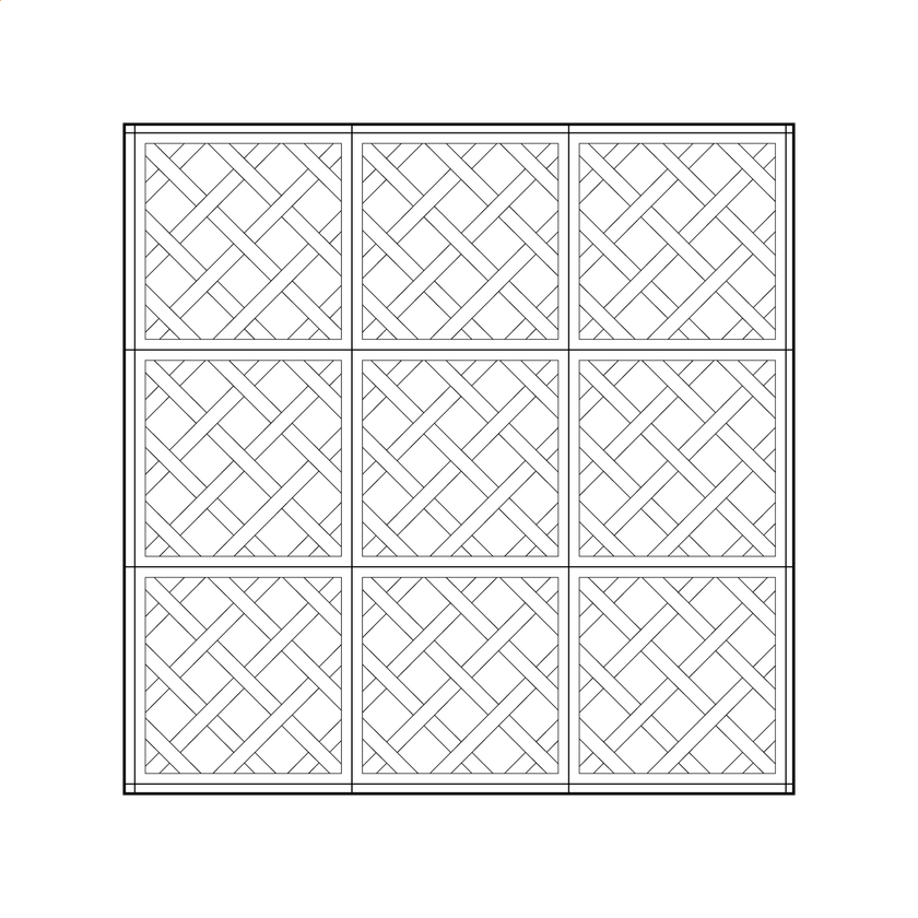 Illustrator Pattern Library - Parquet Flooring