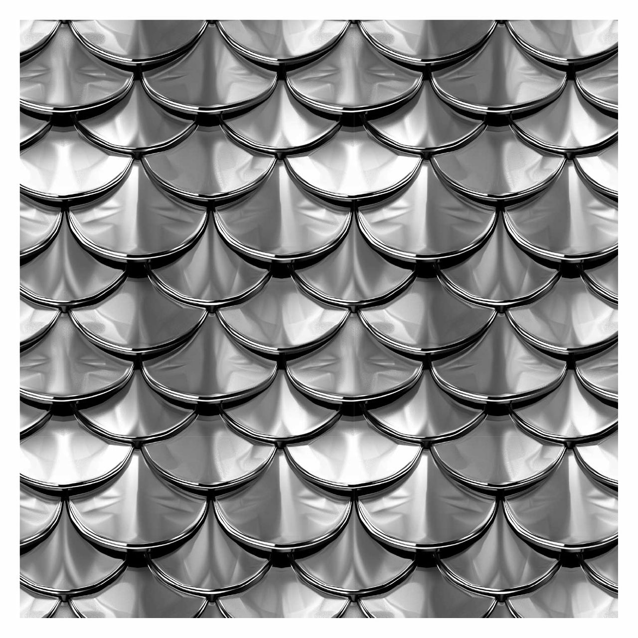 Photoshop, Illustrator Pattern Library - Metal Shingles
