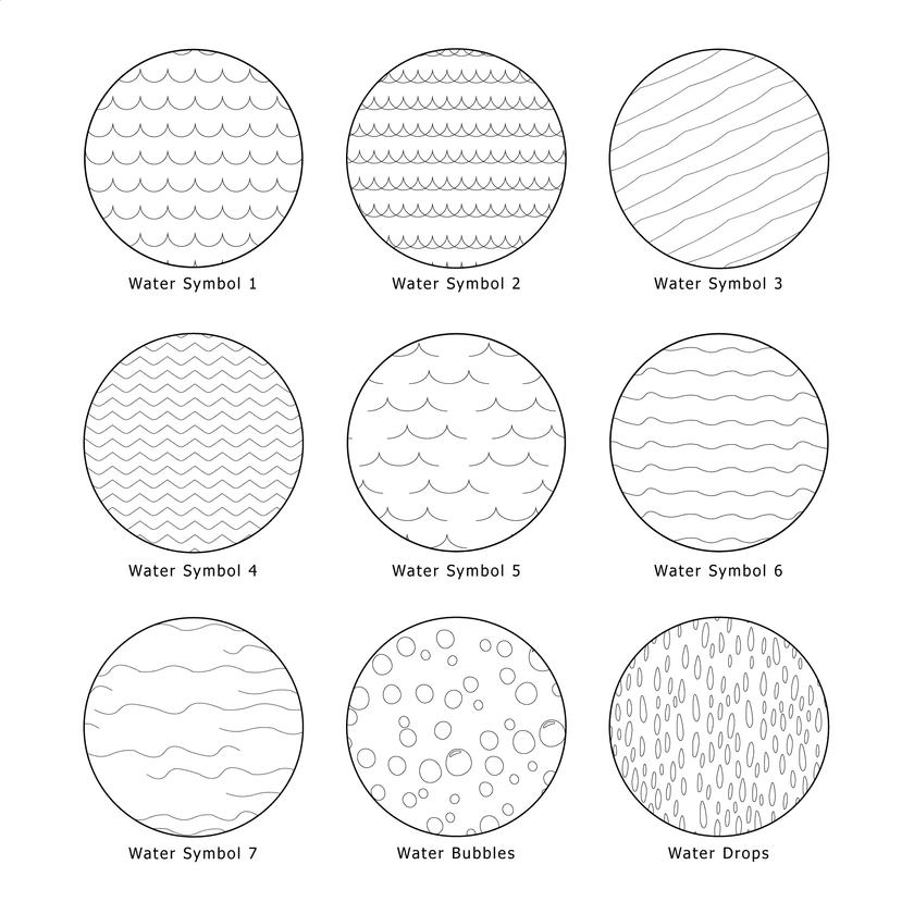 Illustrator Pattern Library - Water Patterns – Post Digital Architecture