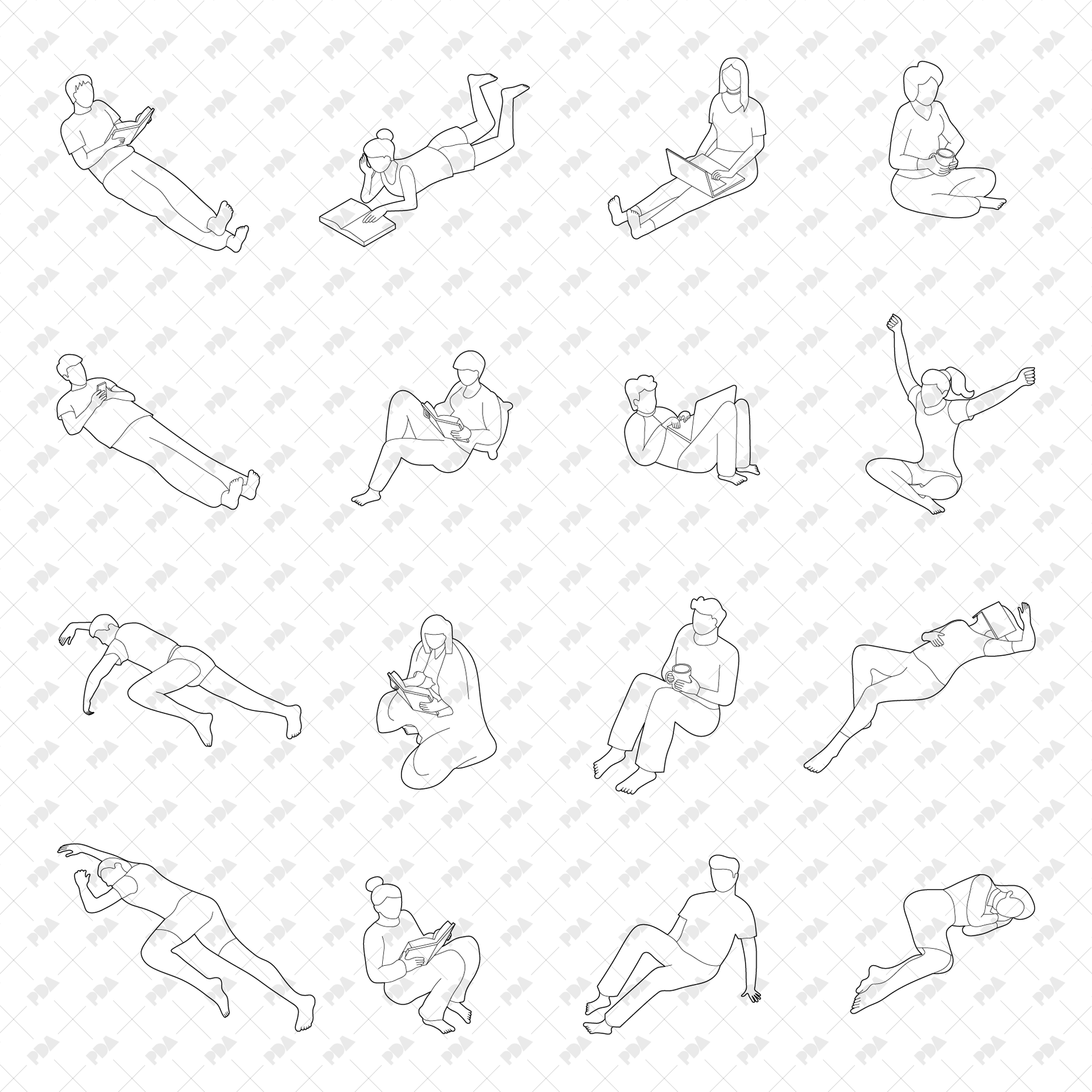 Free Sets for Architectural Plans, Collages and Renderings – Post ...