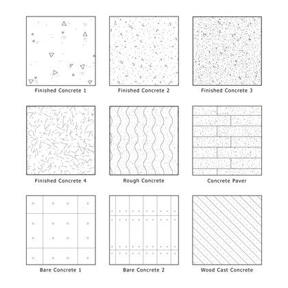 Illustrator Pattern Library - Concrete Patterns – Post Digital Architecture