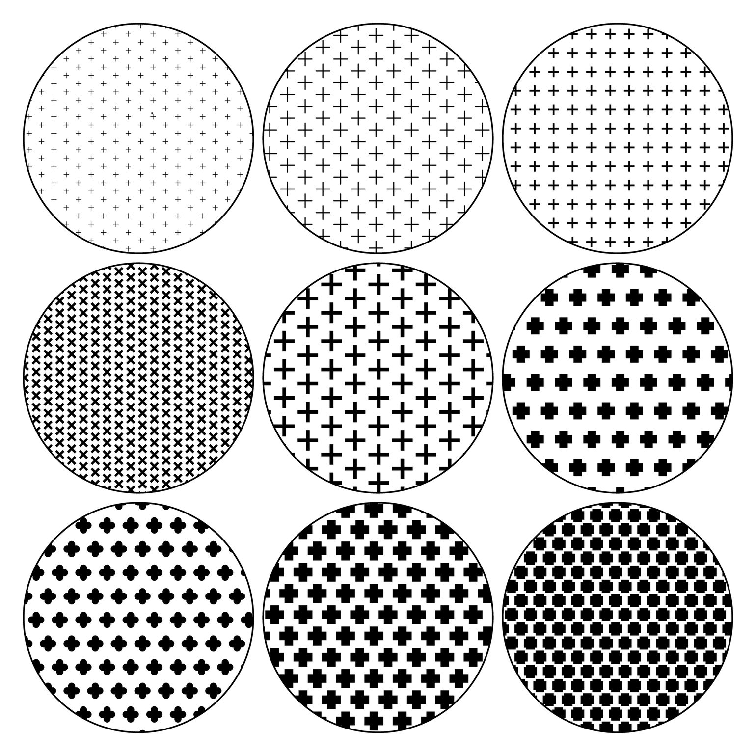 Illustrator Pattern Library - Wooden Patterns