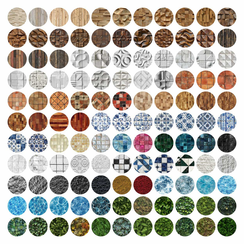 120+ Realistic Seamless Textures for Illustrator – Post Digital ...