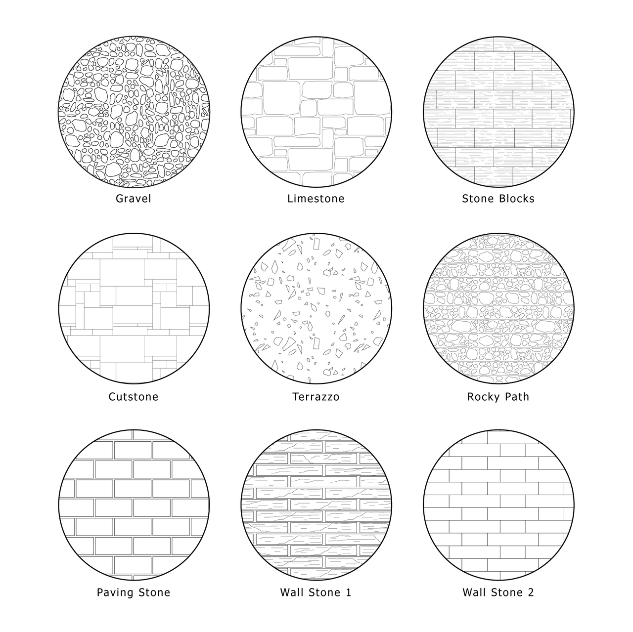 Illustrator Pattern Library - Stone Patterns – Post Digital Architecture