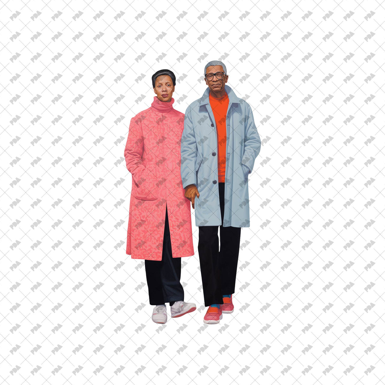 PNG Post Digital Collage Winter Duos Set