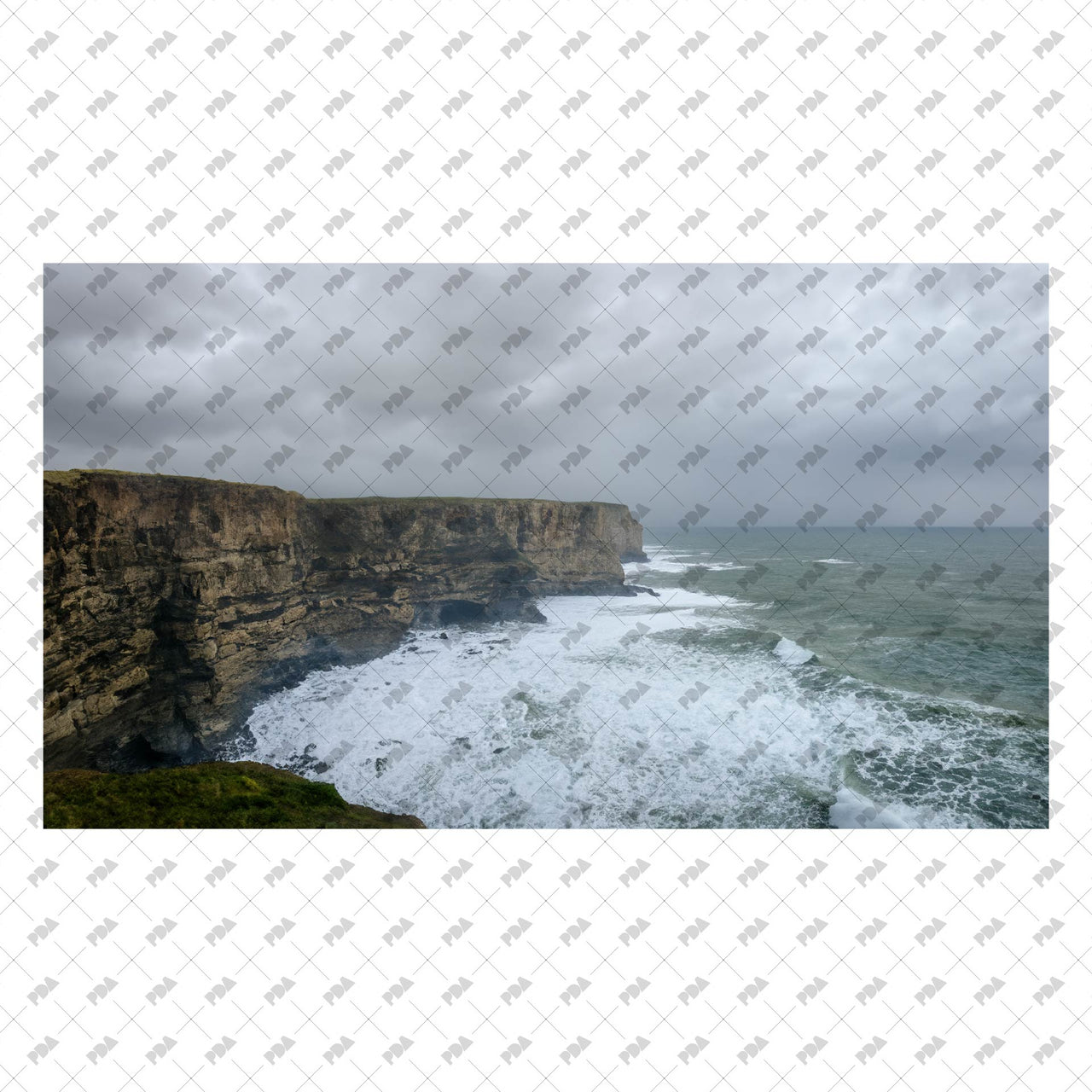 Cliffs Backgrounds Set for Collages & Architectural Drawings