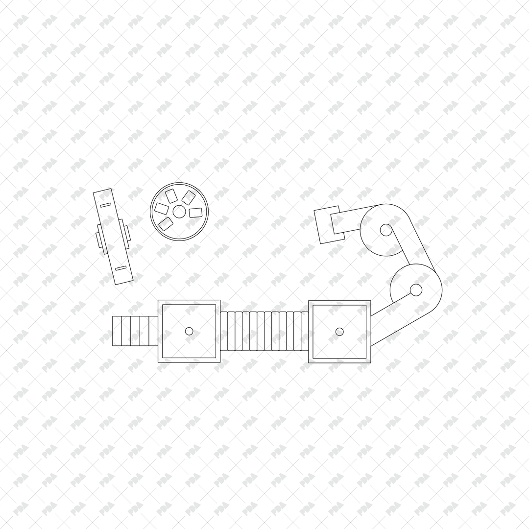 CAD, Vector, PNG Kids Playground Layouts in Top View