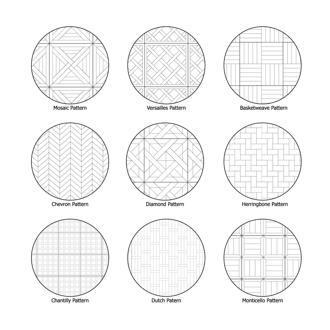 Illustrator Pattern Library - Parquet Flooring
