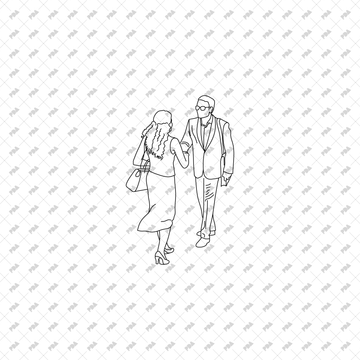 CAD, Vector Isometric People Set
