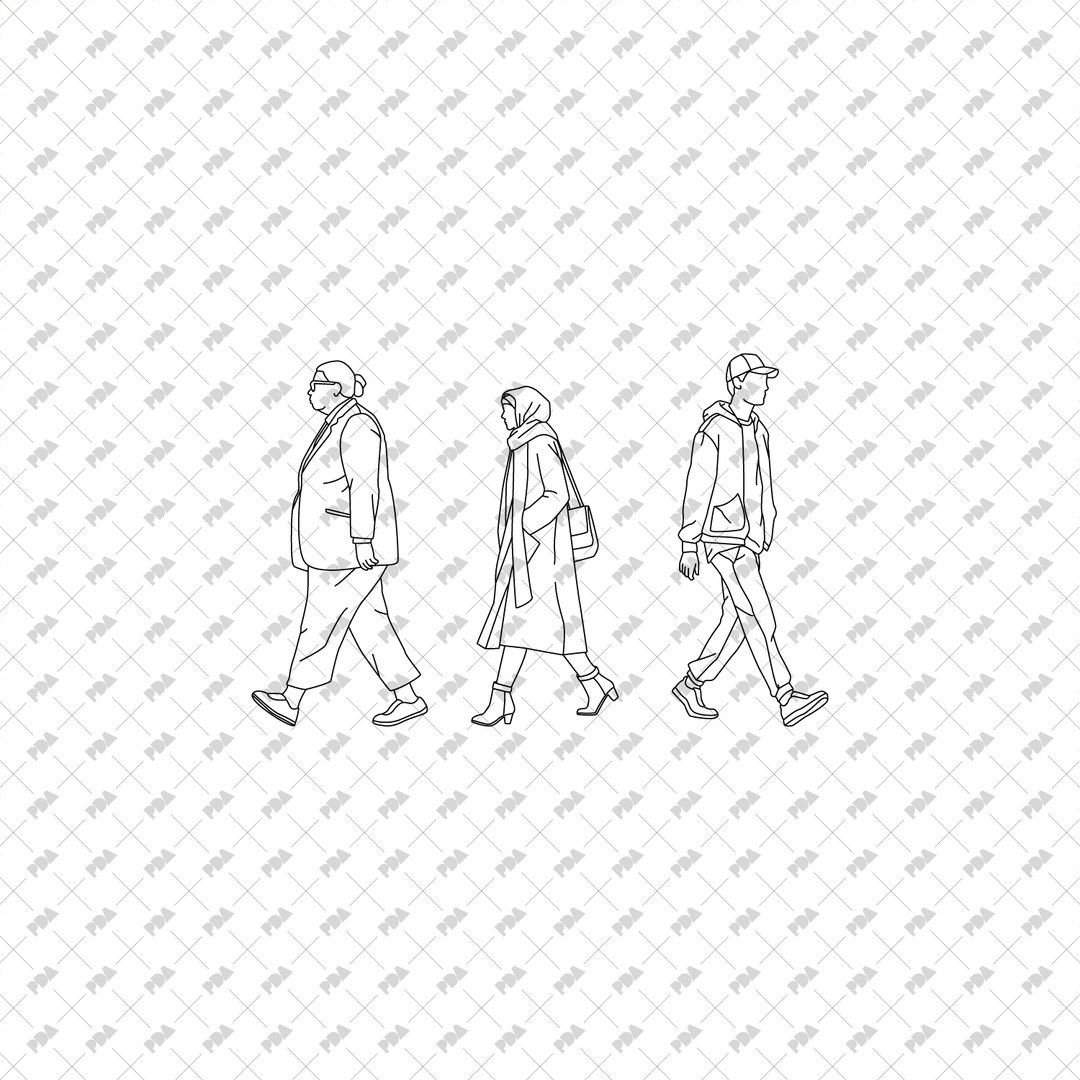 CAD, Vector Hand Drawn Characters Multi-Pack