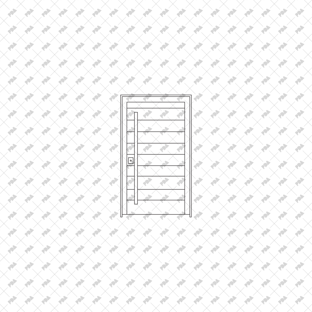 CAD Vector Doors Set for Architectural Drawings