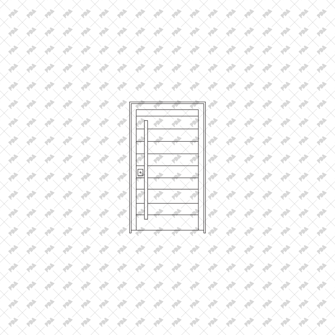 CAD Vector Doors Set for Architectural Drawings