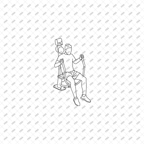 CAD, Vector Isometric People Set