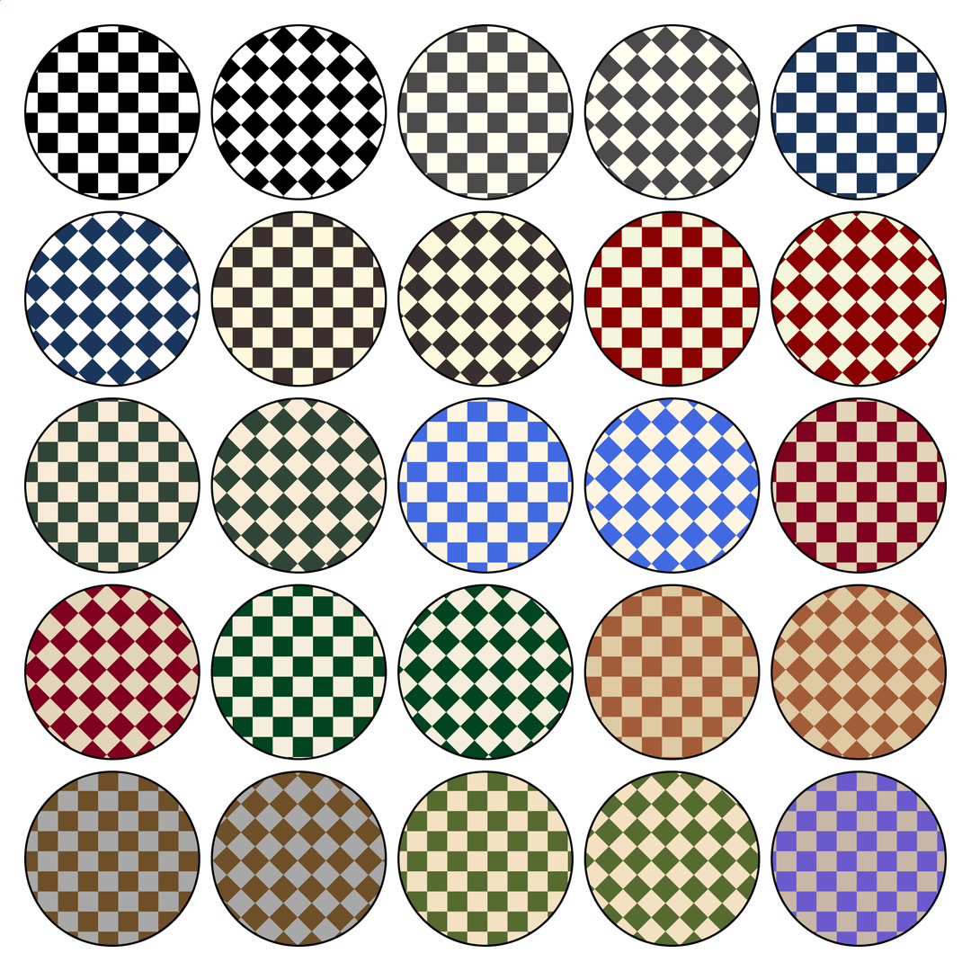 Illustrator Harlequin Pattern Tiles – 25 Editable Vectors